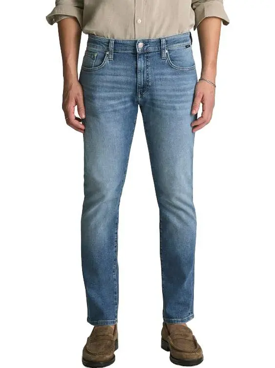 MAVI Marcus Slim Straight Leg Jeans - Light Used Brushed Clas