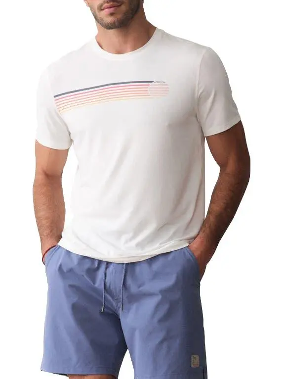 Marine Layer Recycled Sport Graphic T-shirt - White
