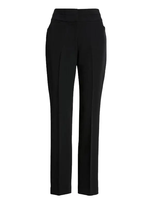 TAHARI ASL Bell Bottom Trousers - Black