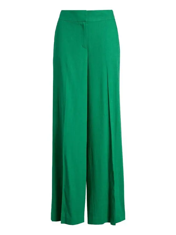 TAHARI ASL Wide Leg Pants - Parakeet