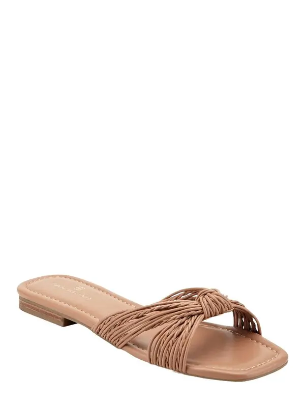 Bandolino Sella Slide Sandal - Natural