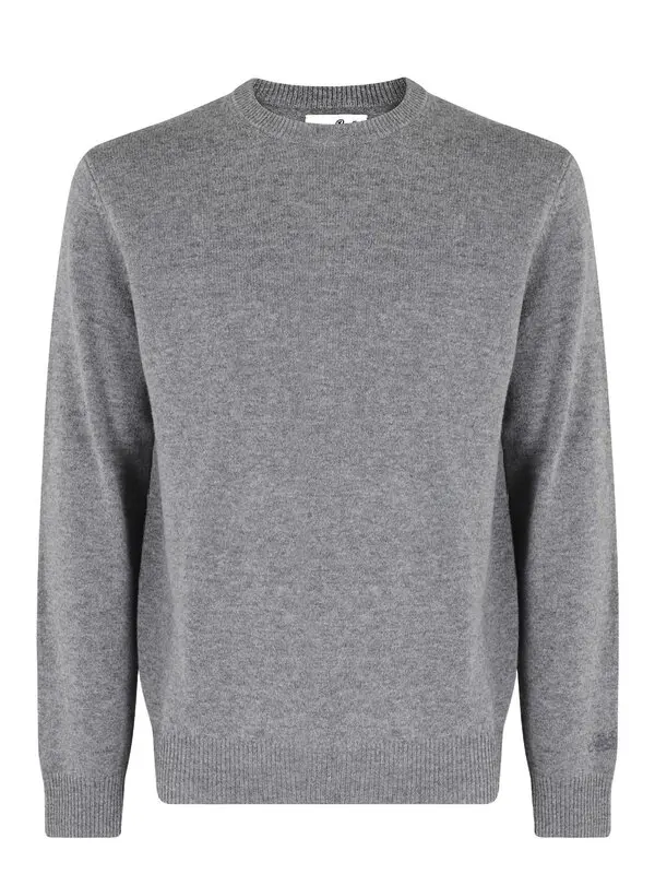 MC2 SAINT BARTH Crew Neck Sweater - Grey Melange