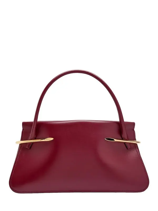 Givenchy Pinch Medium Leather Top Handle Bag - Burgundy