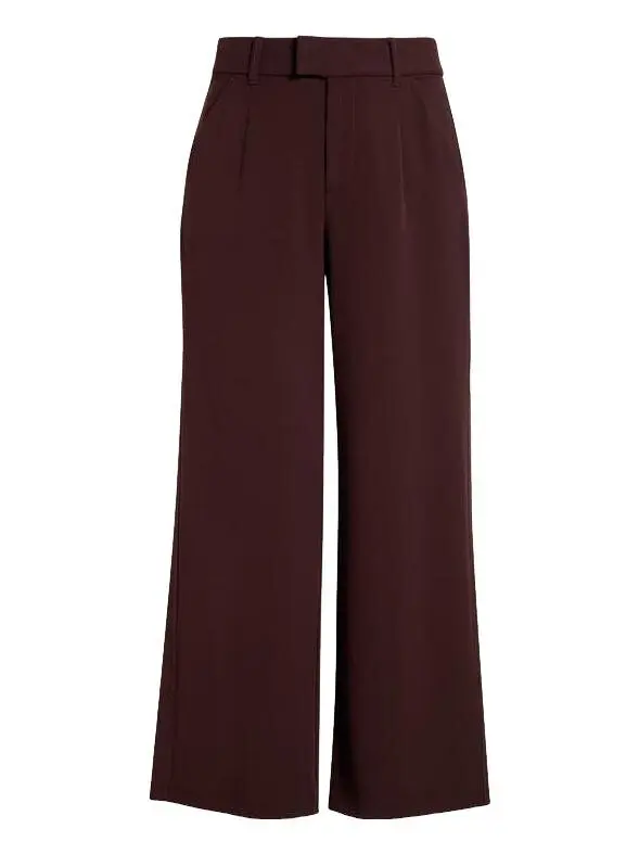 Wit & Wisdom Skyrise High Rise Extended Tab Pants - Oxblood