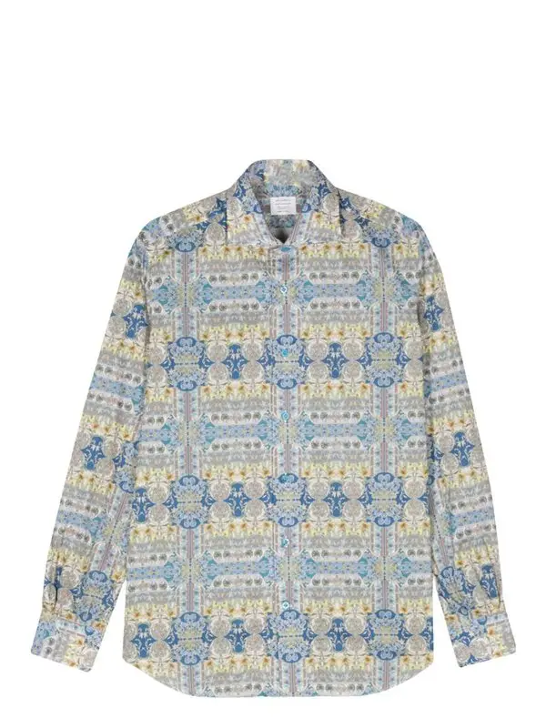 MAZZARELLI Long Sleeve Shirt - Gray