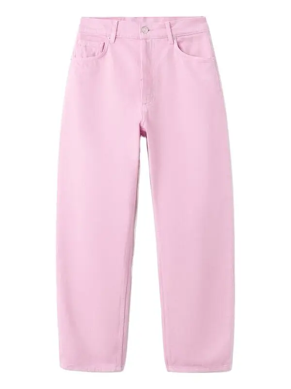 Mango High Waist Jennifer Jeans - Lilac