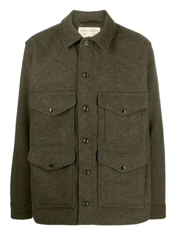 Filson Mackinaw Wool Short Coat - Forest Green