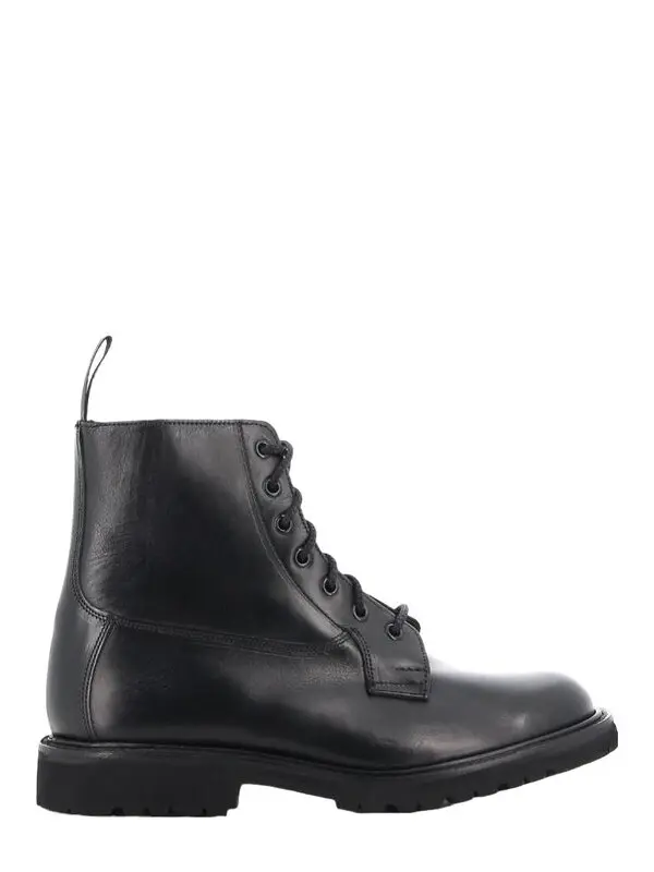 TRICKER'S Burford Derby Lace-up Boots - Black