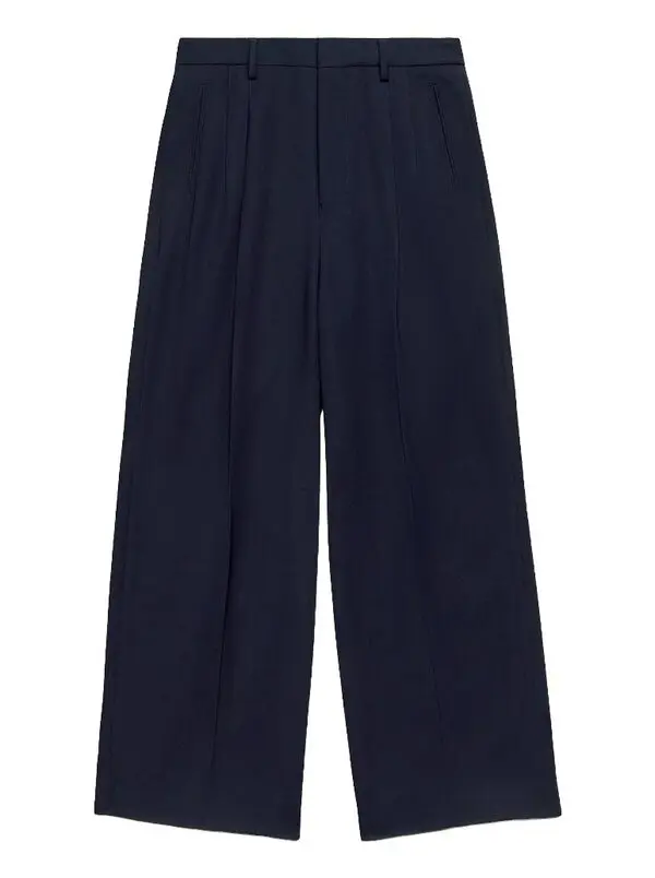 Ami Pleated Trousers - Blue