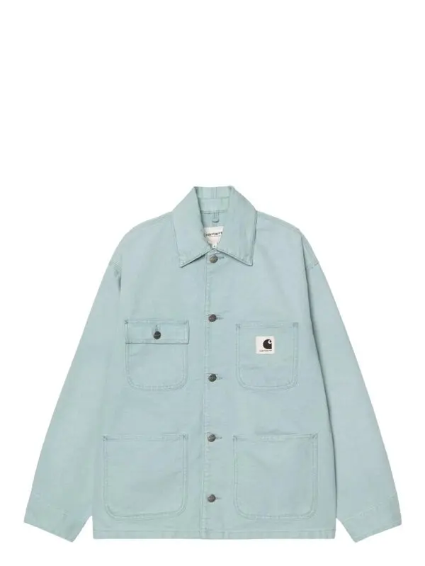 Carhartt Work In Progress Og Michigan Work Coat - Tourmaline / Tourmaline, Stone Canvas