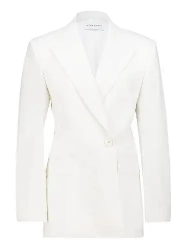 Givenchy Double Breasted Tailored Jacket - White