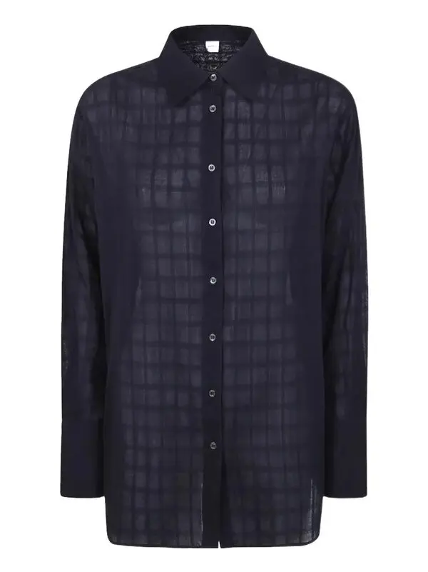 Aspesi Checked Shirt - Black