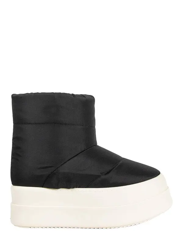 Rick Owens Platform Ankle Boots - Black