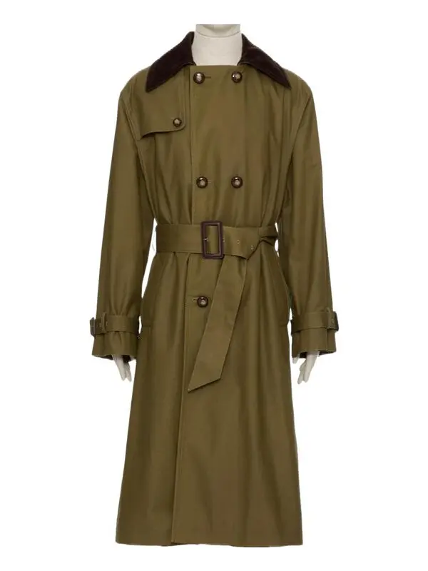 Valentino Garavani Belted Trench Coat - Green