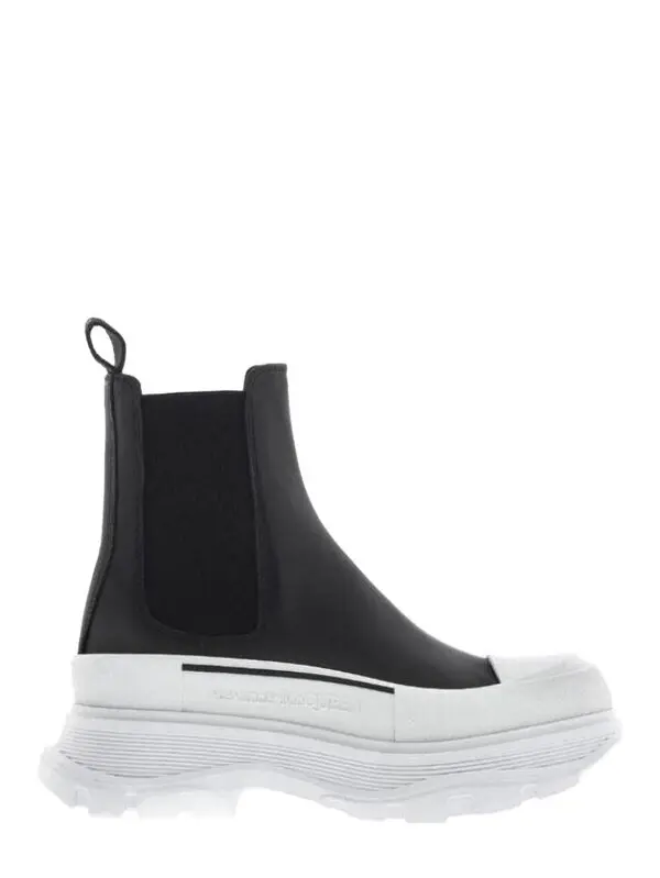 Alexander McQueen Tread Slick Chelsea Boots - White