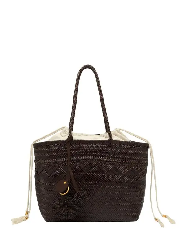 GIANNI CHIARINI Paloma Woven Shoulder Bag - Brown