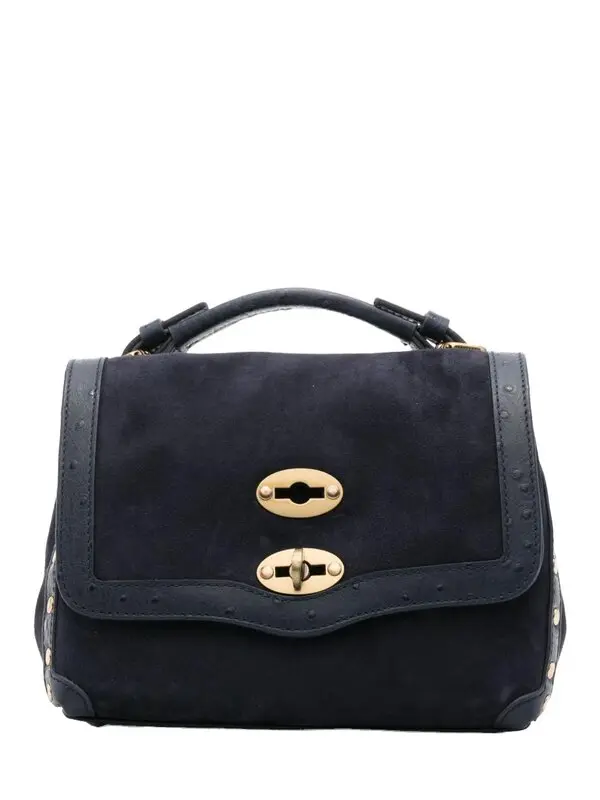 ZANELLATO Postina Zashmere Baby Leather Handbag - Blue