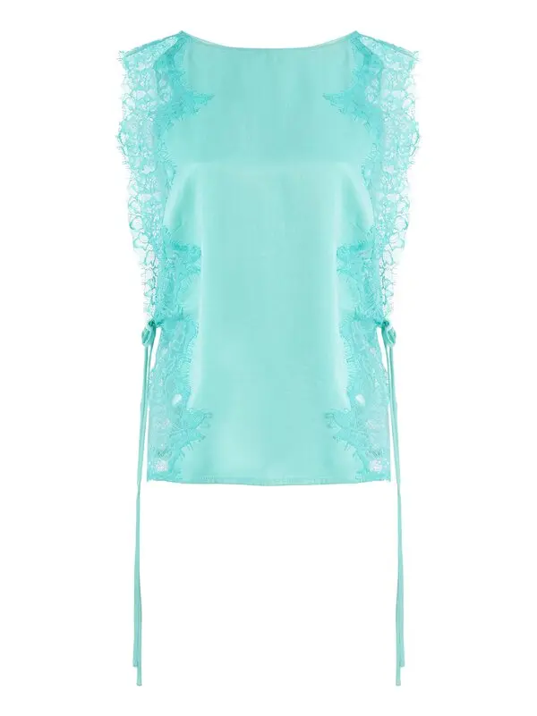 THIRD FORM Exclusive Affinity Lace Camisole Top - Blue