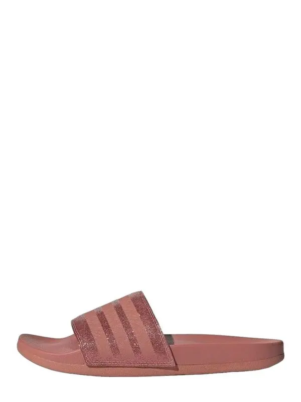 Adidas Adilette Comfort Slides Shimmer Detail - Pink