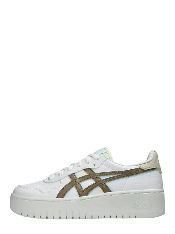 Asics Japan S Pf "white Pepper" Platform Sneakers - White/pepper
