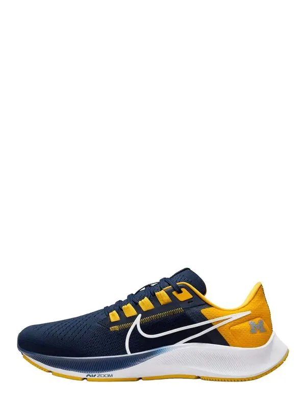 Nike Zoom Pegasus 38 "michigan" Sneakers - Blue/yellow/white