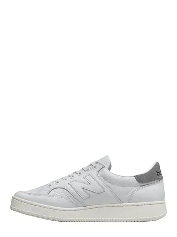 NEW BALANCE 400 Premium Leather Sneakers - Grey