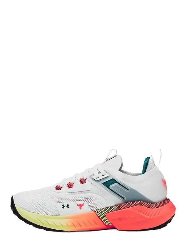 Under Armour Project Rock After Burn Athletic Sneakers - White