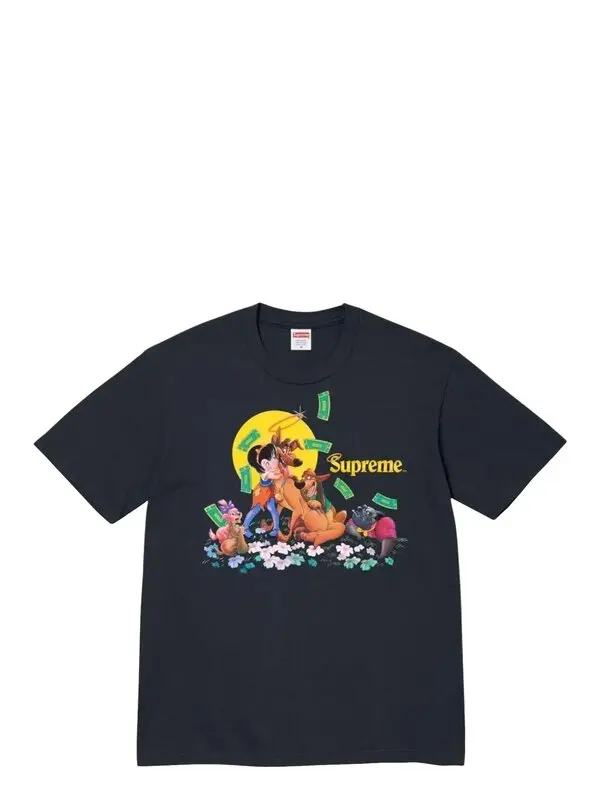 Supreme All Dogs Go To Heaven T-shirt - Navy