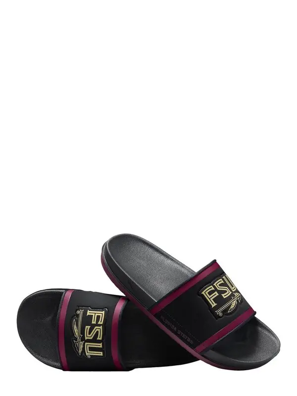 Nike Offcourt Florida State Slides - Black/team Maroon/team Gold