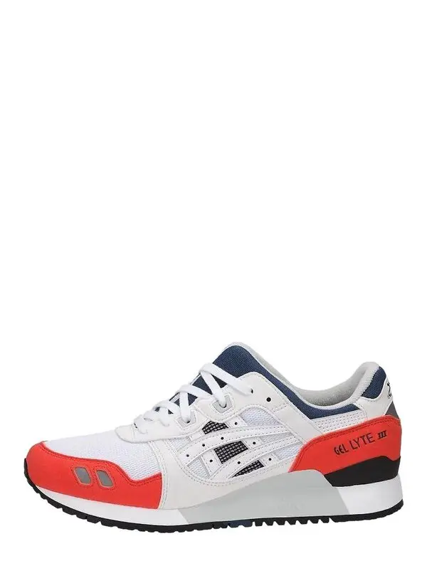 Asics Gel-lyte Iii "white Orange Blue - White/red