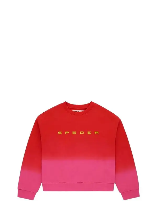 SP5DER Gradient Crewneck - Red