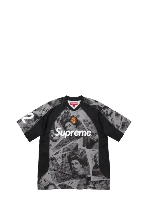 Supreme Pounds Soccer Jersey - Black