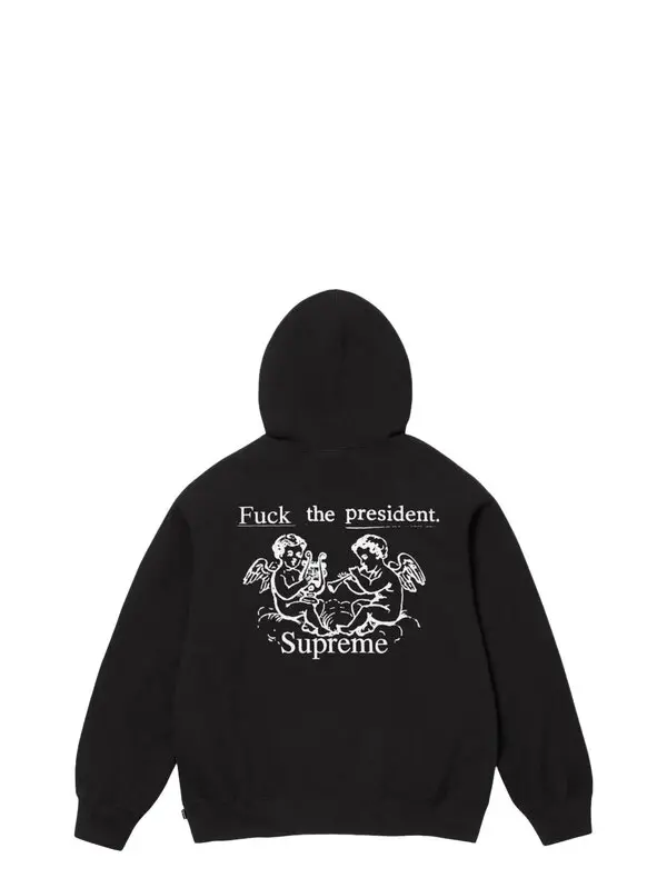 Supreme Fw25 President Hooded Sweatshirt - Black
