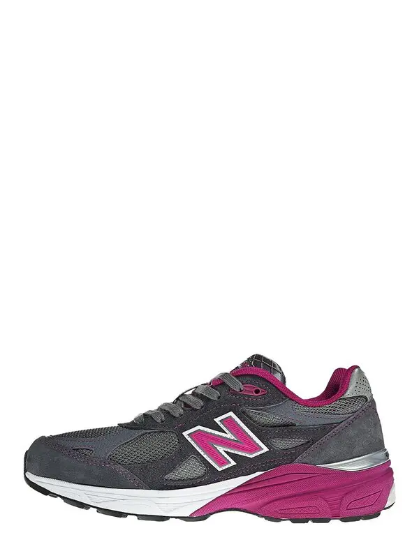 NEW BALANCE 990v3 Made In Usa Breast Cancer Awareness Sneakers - Grey