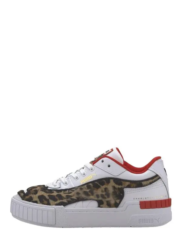 PUMA Charlotte Olympia Cali "leopard Print - White/red