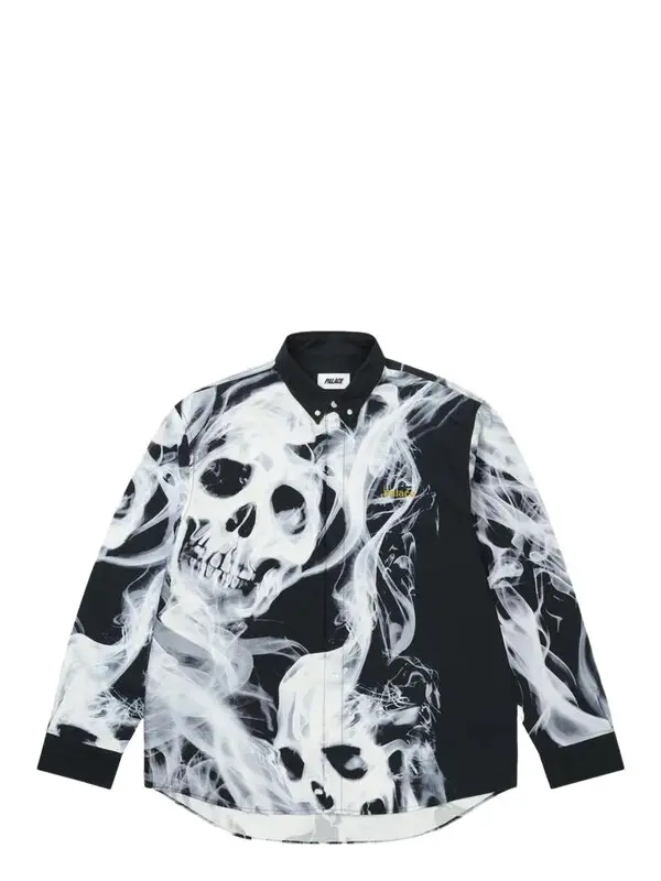PALACE Oxford Shirt 'smoked - Black