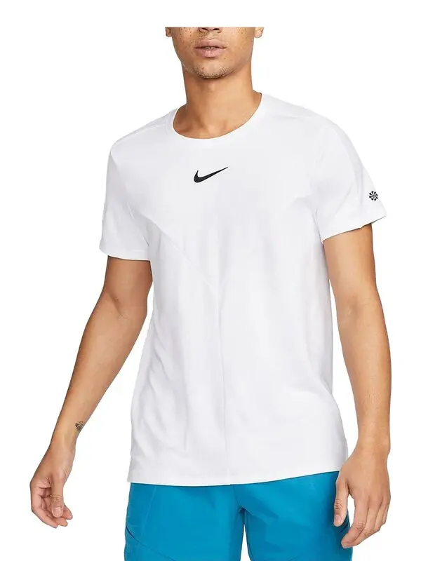 Nike Court Dri-fit Slam Tennis T-shirt - White/black
