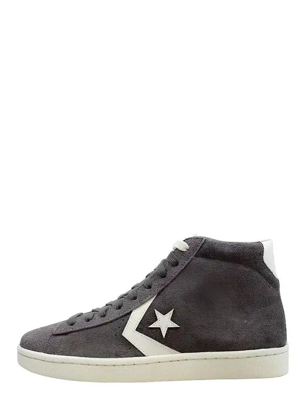 CONVERSE Pro Leather 76 Mid Heritage Suede Sneakers - Grey