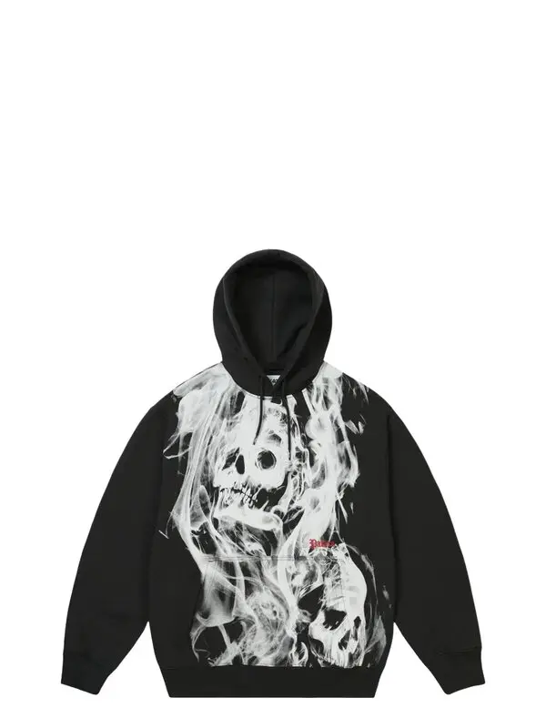 PALACE Smoked Hooded Sweatshirt - Black
