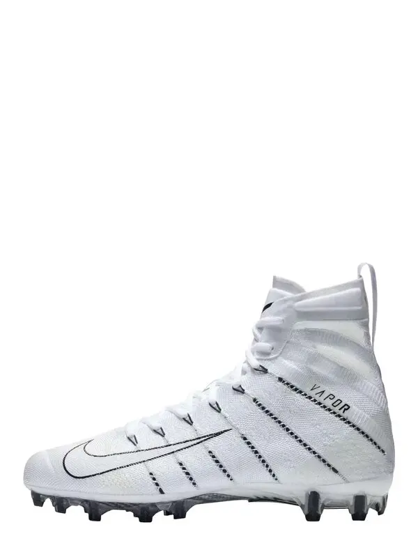Nike Vapor Untouchable 3 Elite High Top Athletic Cleats - White