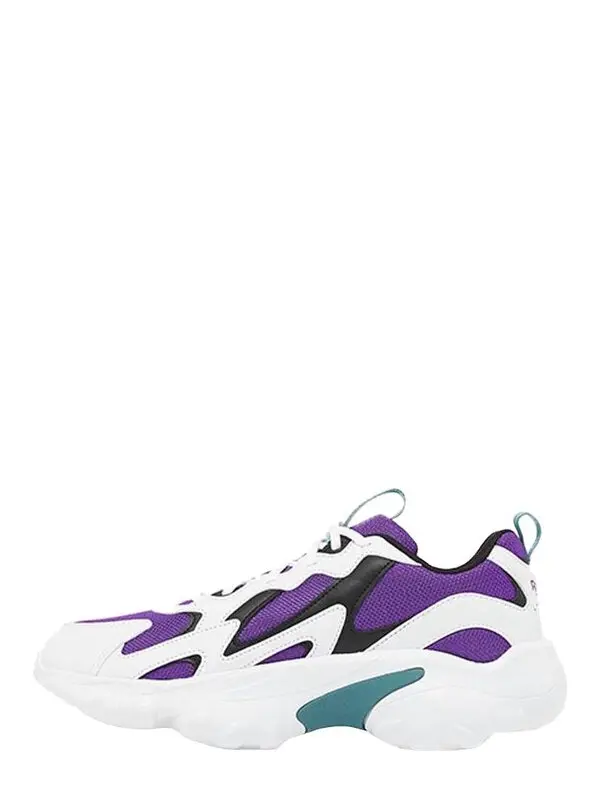 REEBOK Dmx Series 1000 Lace-up Sneakers - White/purple
