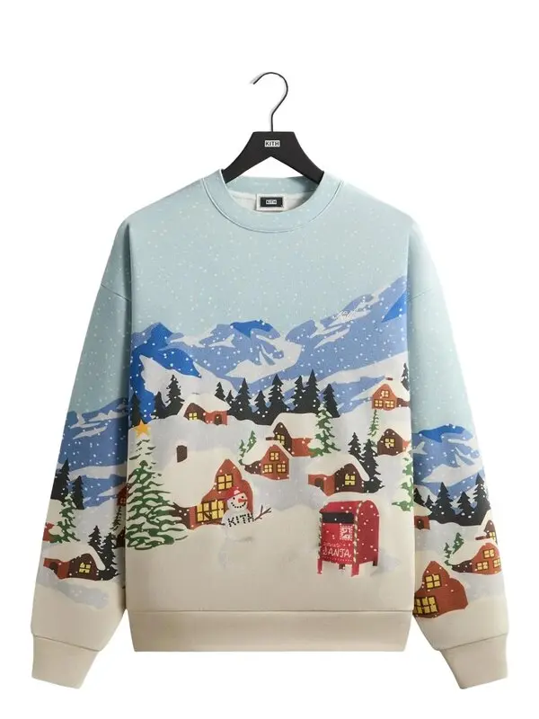 Kith Kithmas 2025 Village Nelson Crewneck - Summit
