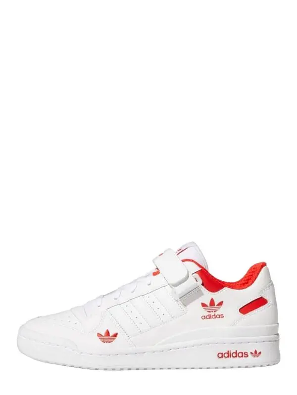 Adidas Originals Forum Low City Sneakers - White/red