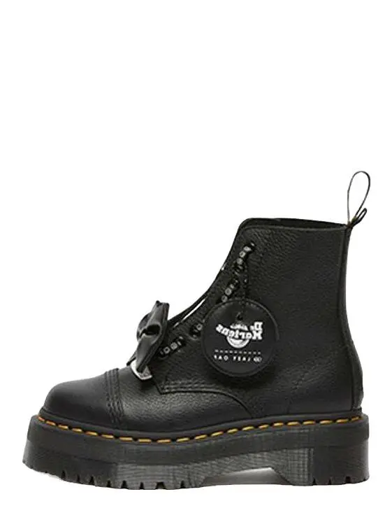 Dr. Martens Lazy Oaf X Sinclair Platform Boots - Black