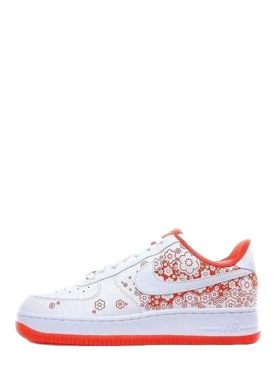 Nike Force 1 Premium '07 "bright Coral" Sneakers - White