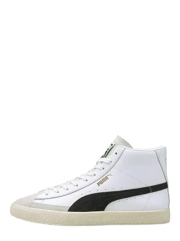 PUMA Basket Mid Vintage Sneakers - Black/white