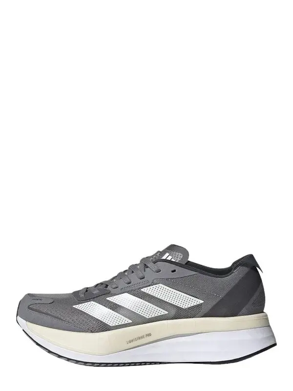 Adidas Adizero Boston Running Sneakers - Grey Three/zero Metallic/carbon