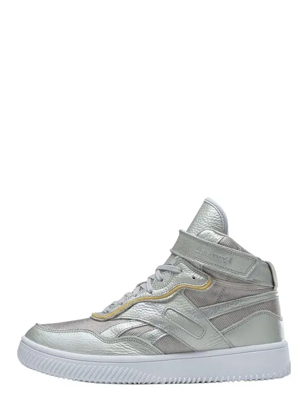 REEBOK Victoria Beckham Dual Court Mid 2 Metallic Sneakers - Silver