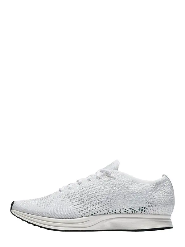 Nike Flyknit Racer 'triple White - White/black
