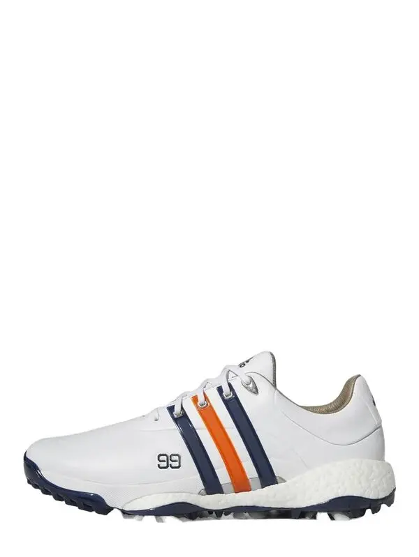 Adidas Tour 360 22 Golf Shoes - White/blue